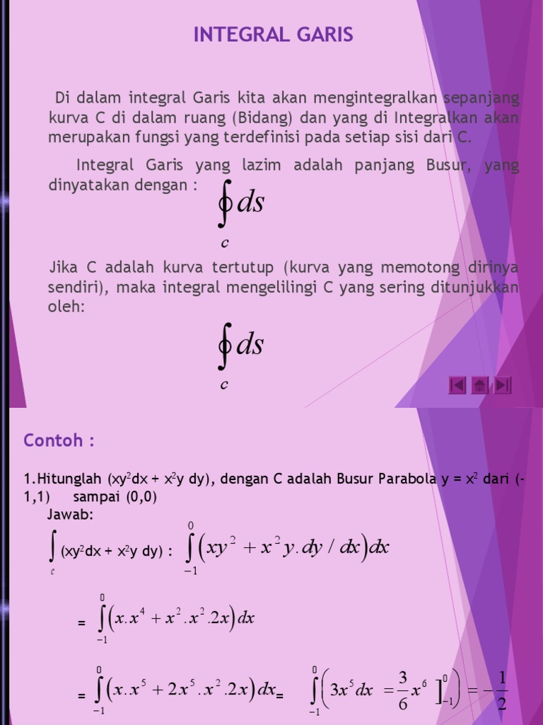 Integral Garis | PDF