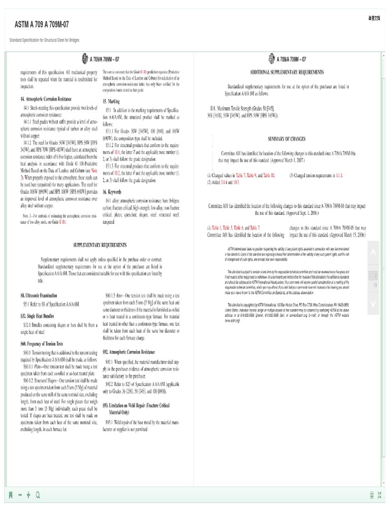 Astm A 709 07-08 | PDF