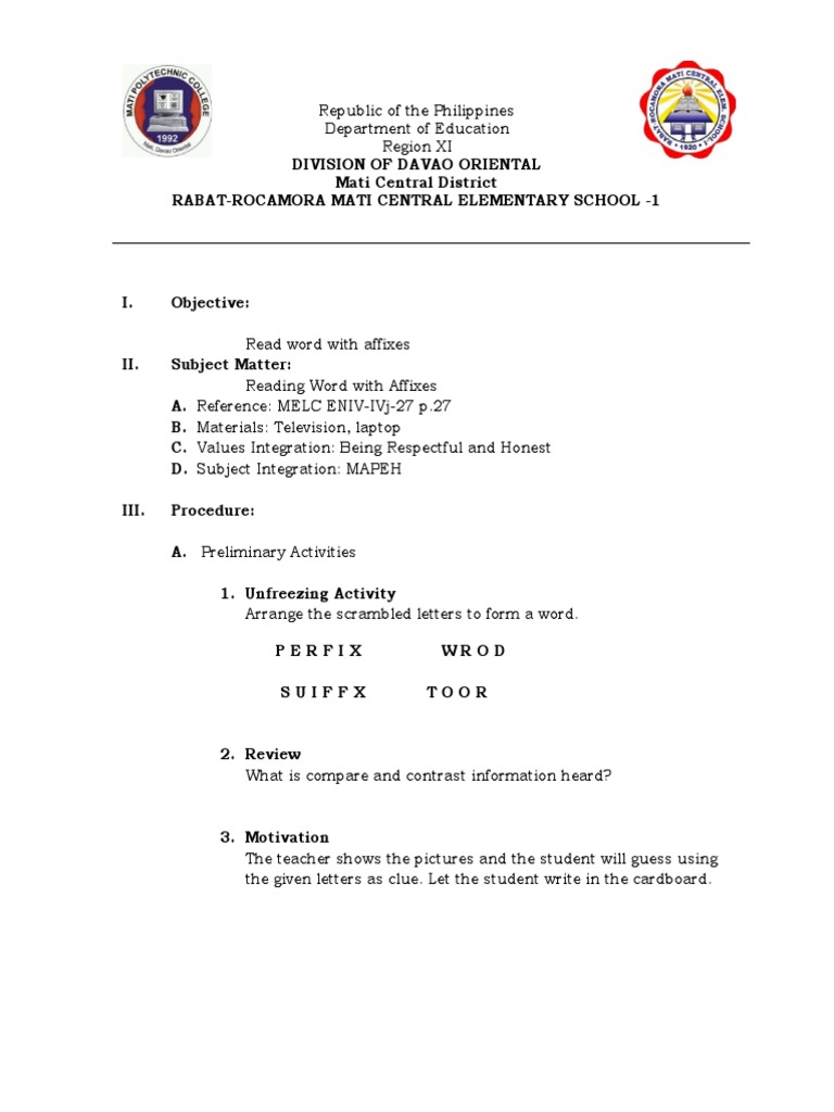 Q3 Read Words With Affixes | PDF | Word | Linguistics