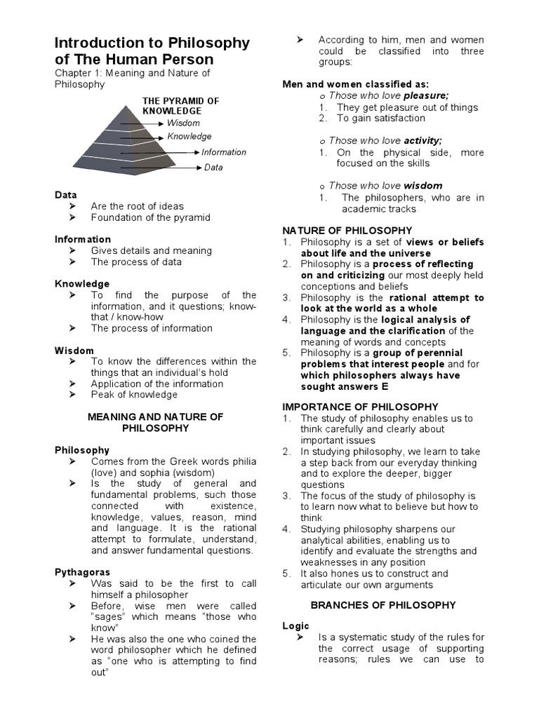 Notes - Philosophy | PDF | Rationalism | Knowledge