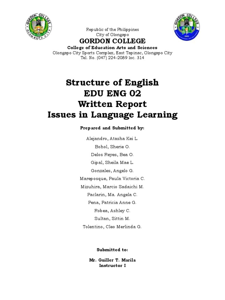 G4 - Issues in Language Learning | PDF | Second Language Acquisition | Foreign Language