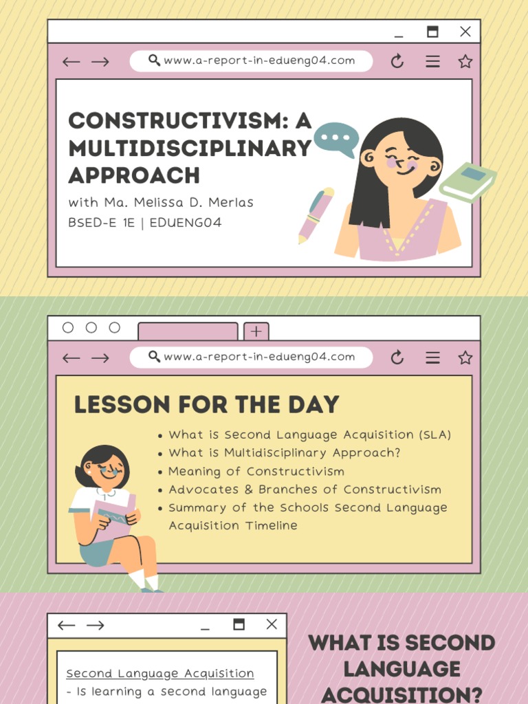 Constructivism A Multidisciplinary Approach EDUENG04 | PDF ...