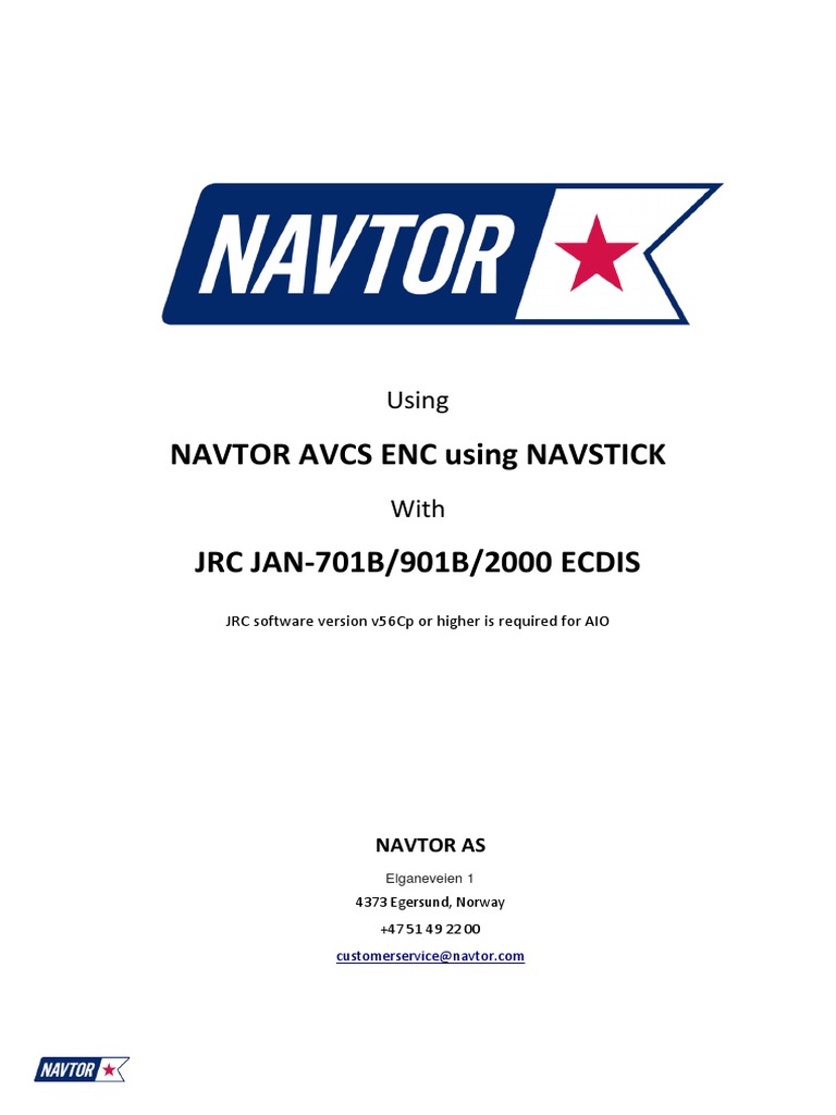 AVCS JRC JAN701B-901B-2000 NavStick | PDF