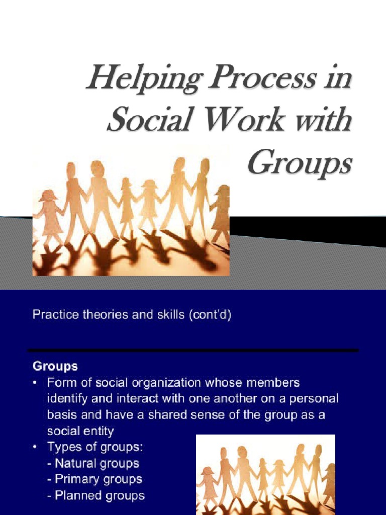 Helping Process in Social Work With Groups and Helping Models FINAL ...
