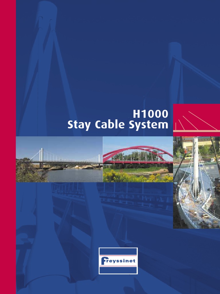 H1000 Stay Cable System | PDF | Pipe (Fluid Conveyance) | Screw