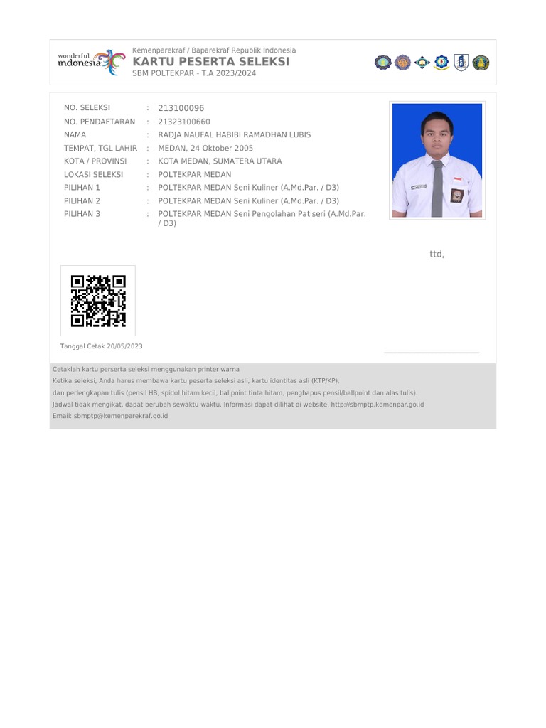 SBMPoltekpar 2023 KPS 21323100660 | PDF