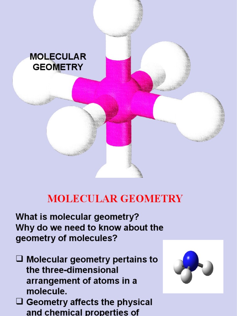 Molecular geometry | PDF