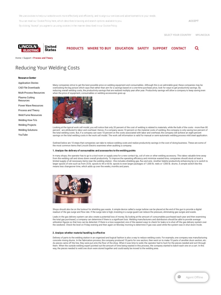 Reduce Welding Costs - 10 Steps | PDF | Welding | Construction