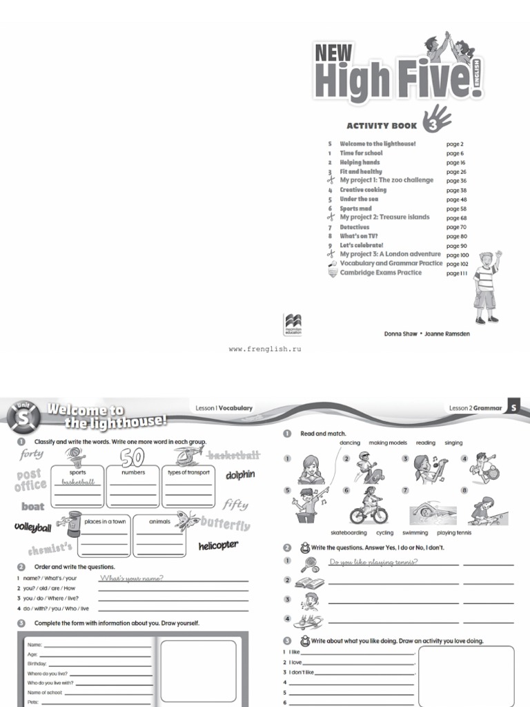 New High Five 3 Activity Book | PDF