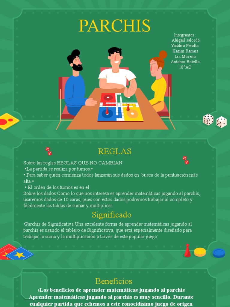 Reglas del Parchís Matemático | PDF | Multiplicación