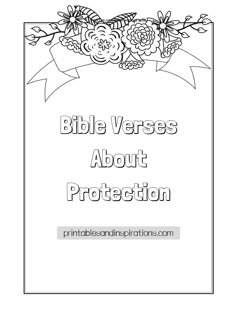 Bible Verses About Protection Booklet | PDF | Bible Content | Ancient ...