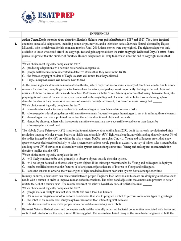 Inferences | PDF