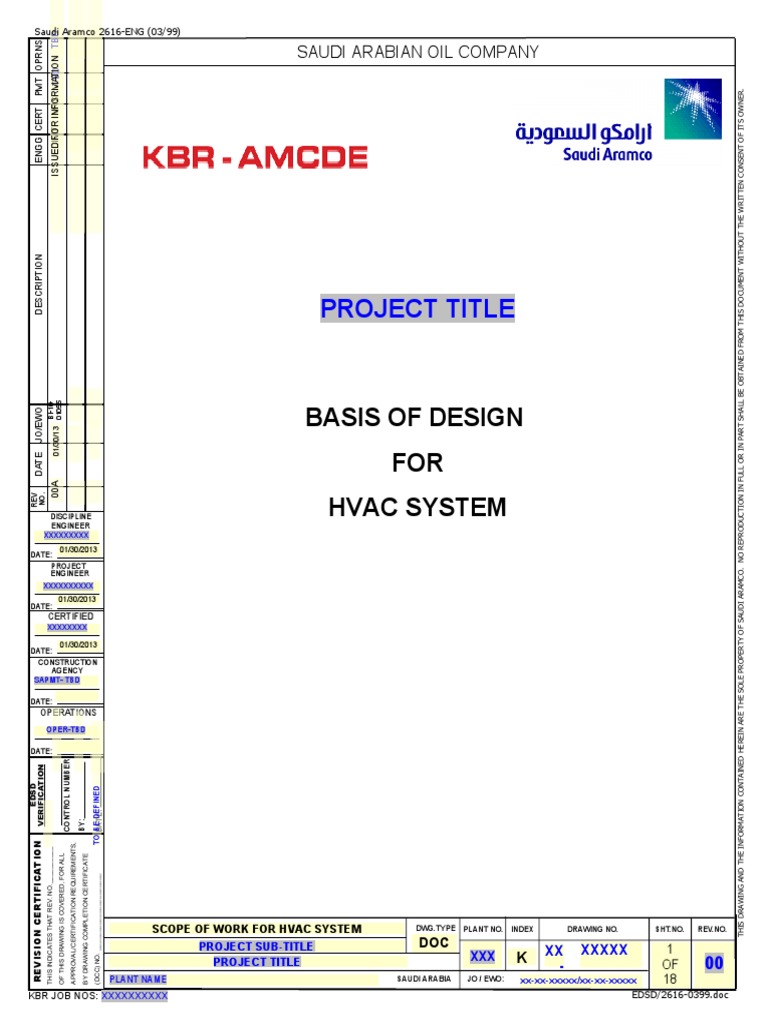 Basis of Design | Download Free PDF | Building Technology | Building ...