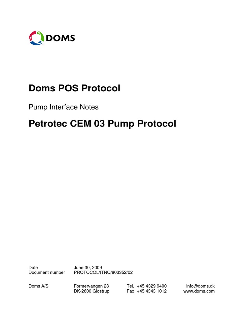 DPP ITNO Pump PetroTec CEM03 80335202 | PDF | Interface (Computing ...