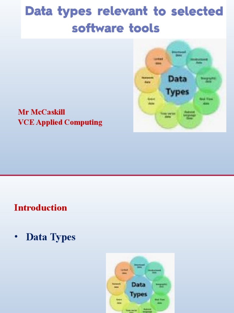 Lesson 6 Data Types | PDF | Data Type | Bit
