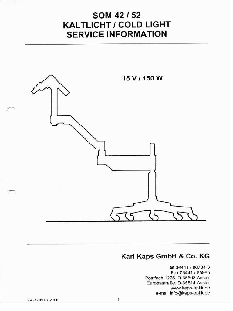 Karl Kaps SOM42-52 - Service Manual | PDF