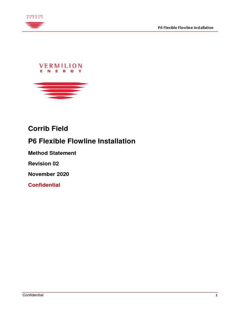 Corrib Field P6 Flowline Installation Guide | PDF | Oil Spill | Sea