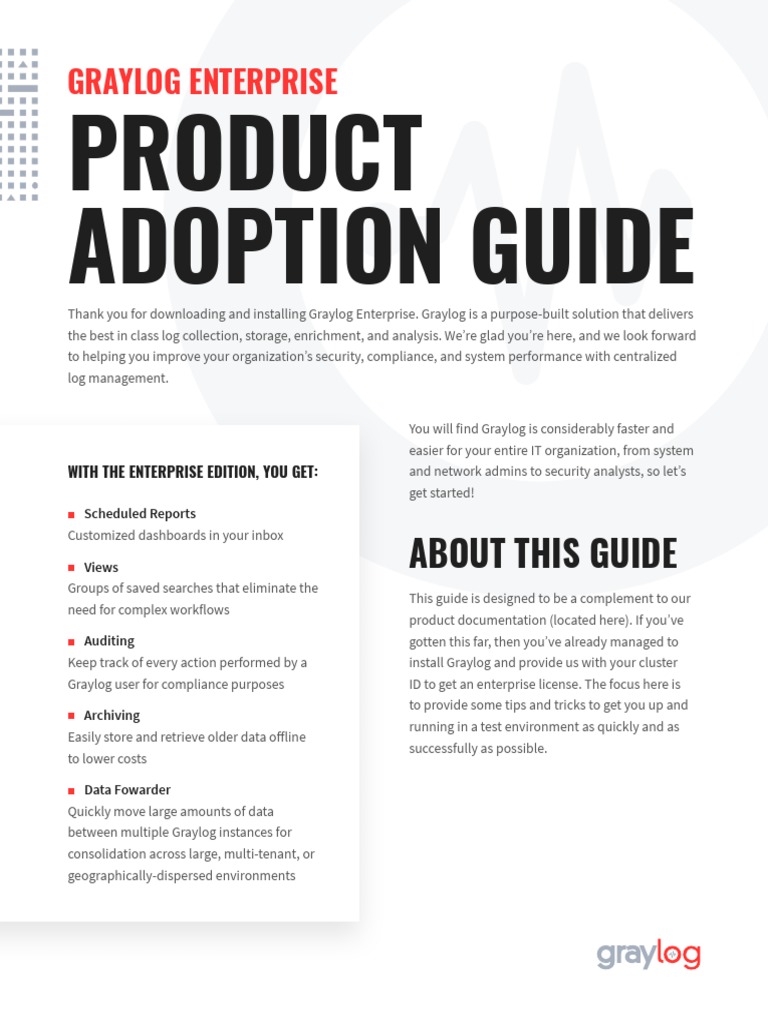 Graylog Product Adoption Guide | PDF | Transmission Control Protocol | Computer Network