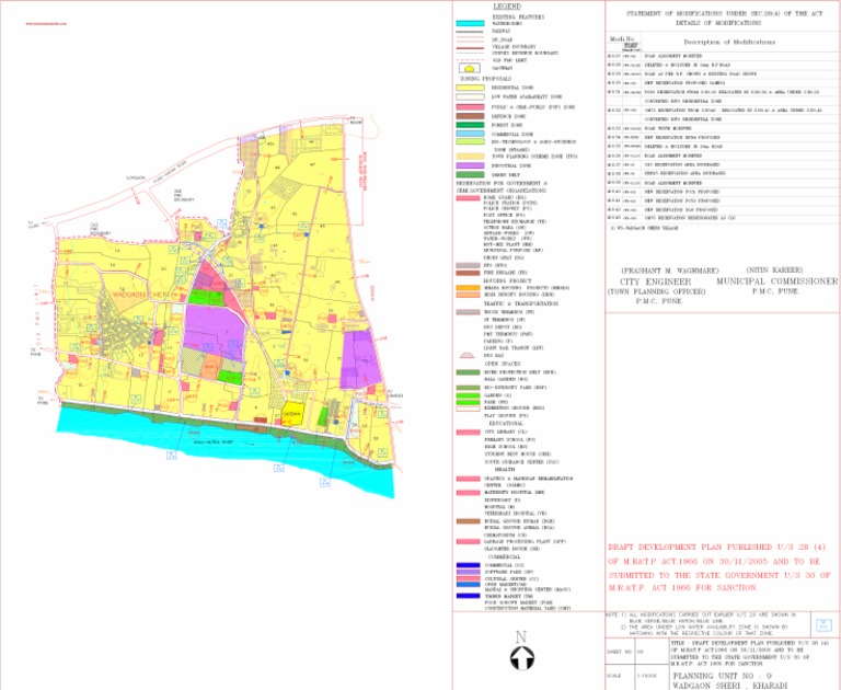 Unit 9 2 Kharadi Development Plan Map | PDF