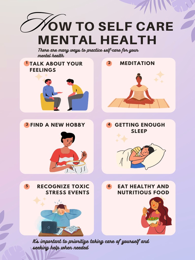 There Are Many Ways To Practice Self-Care For Your Mental Health | PDF