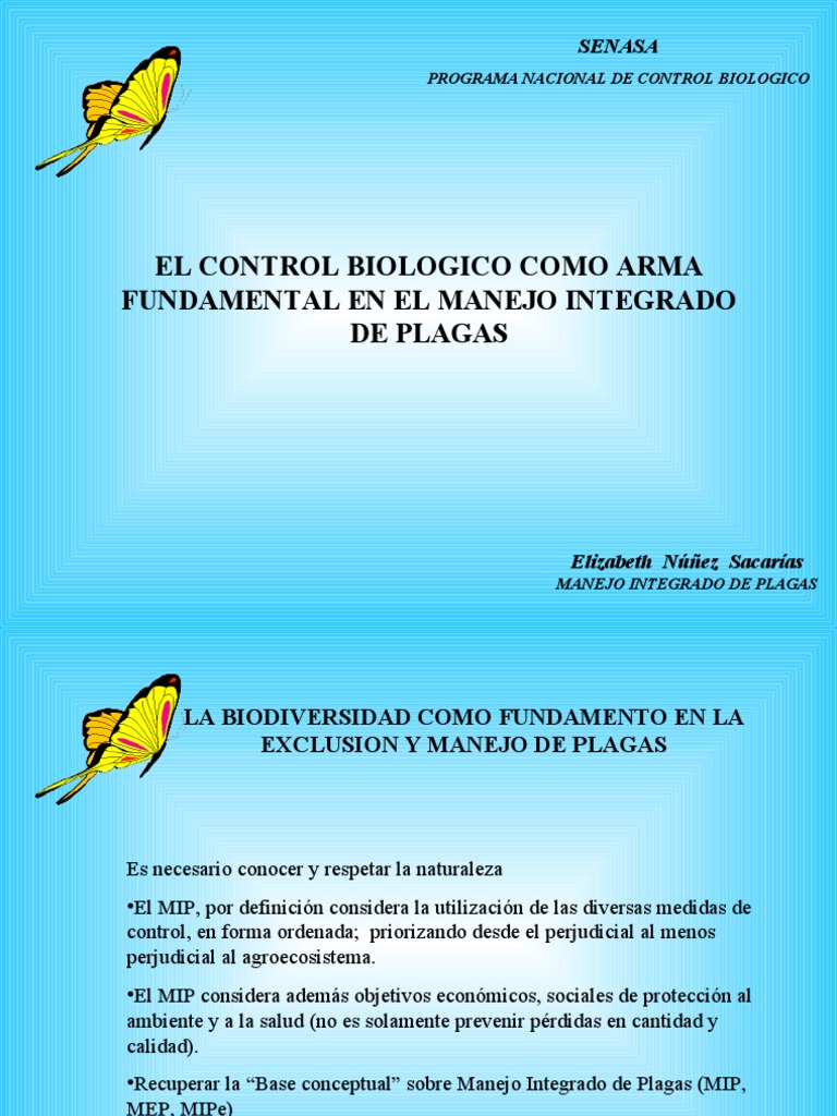 Control Biologico | PDF | Control biológico de plagas | Plaga (organismo)