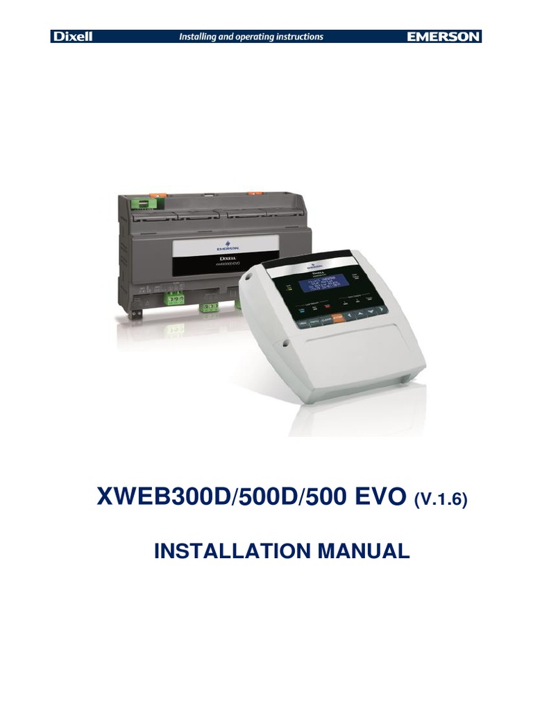 Dixell Emerson Xweb 500 Evo | PDF | Computer Network | Internet