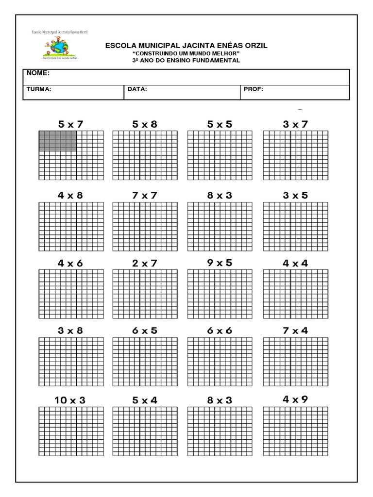 Multiplicação Na Malha | PDF