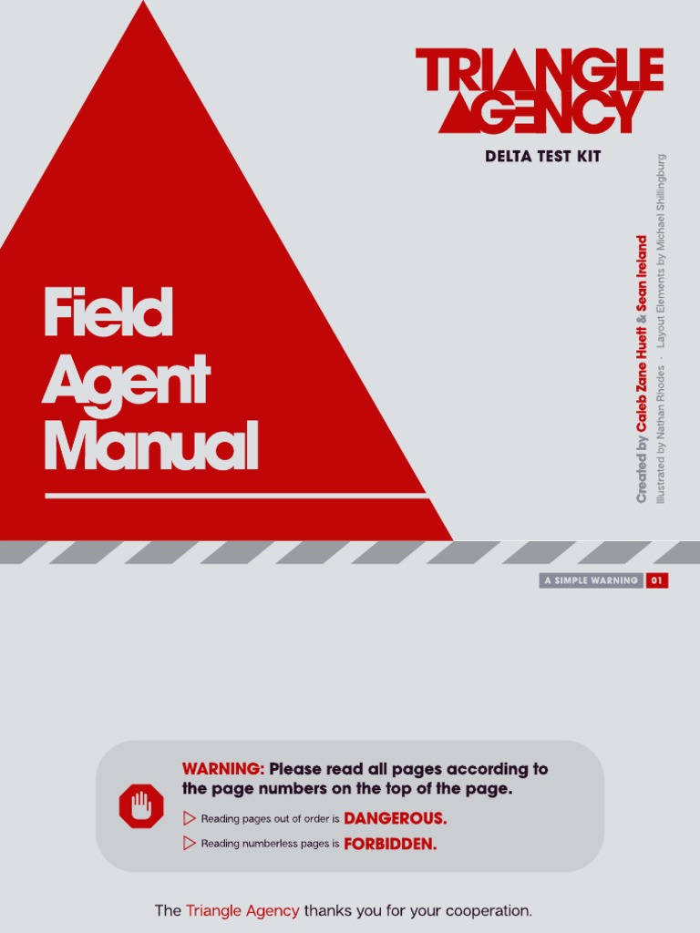 Field Agent Manual - Triangle Agency | PDF | Thought | Information