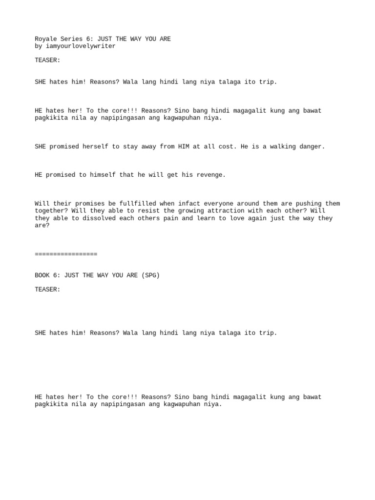 Royale Series #6 | PDF