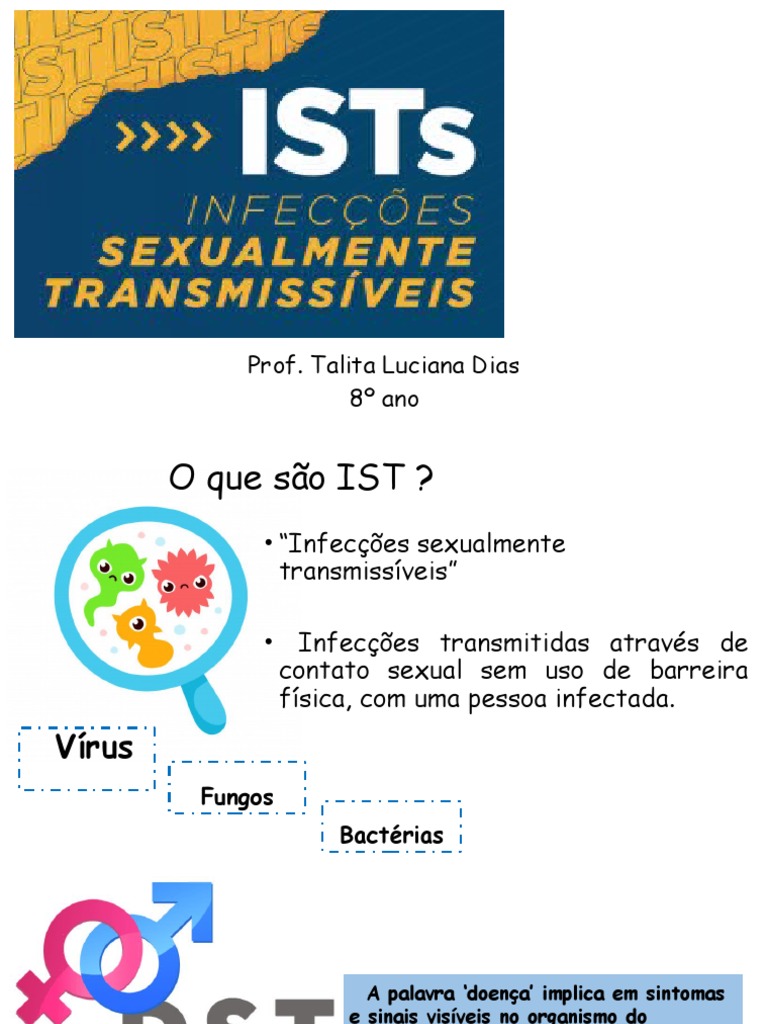 Estudar IST 8º Ano | PDF | Infecção sexualmente transmissível | HIV/AIDS