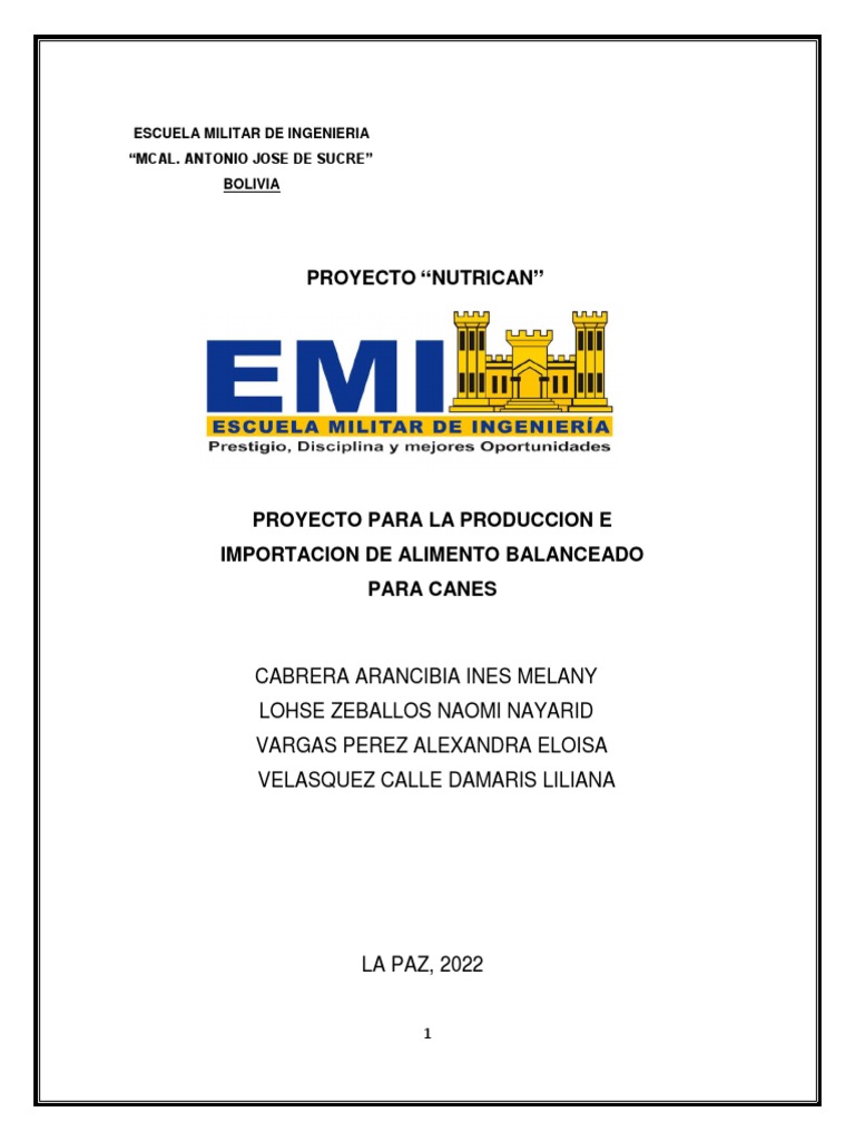 Alimento Balanceado para Canes | PDF | Alimentos | Mercado (economía)