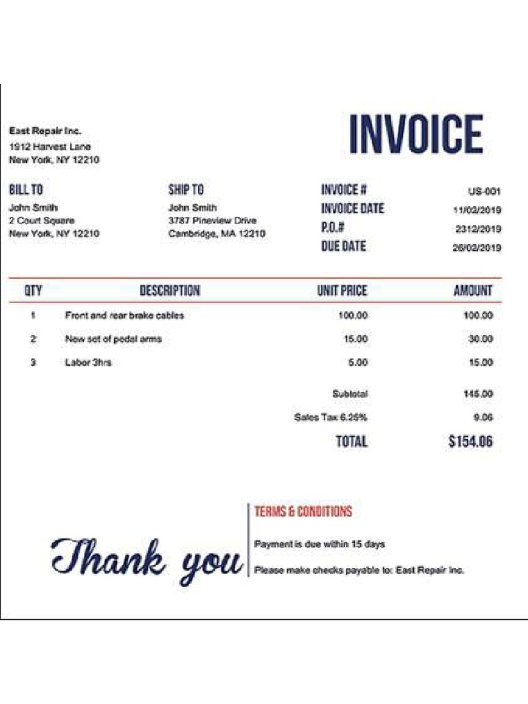 Invoice | PDF