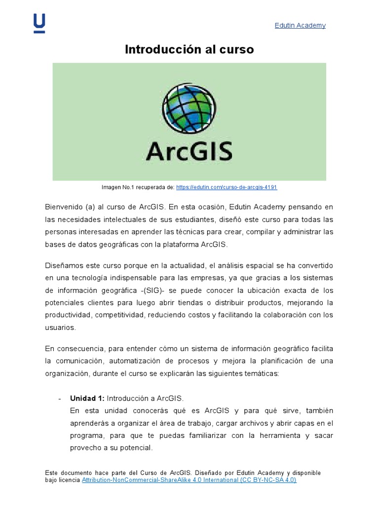 introducción arcgis | PDF | Sistema de información geográfica | Informática