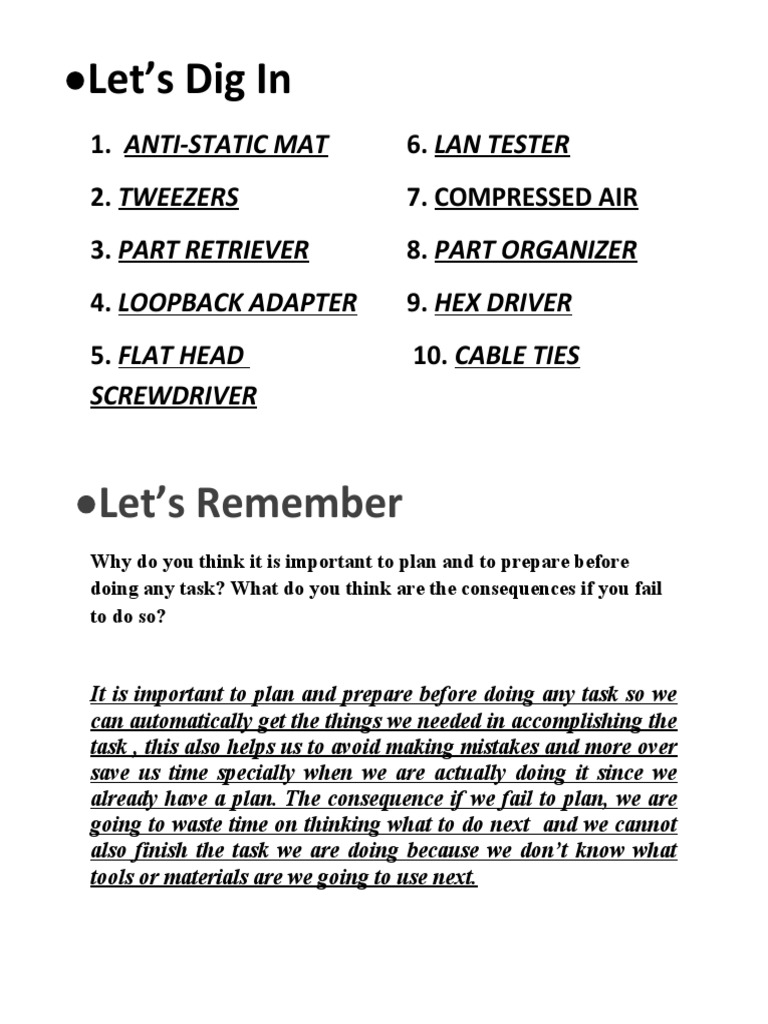 T.L.E. 10 Module 3 (Week 5-6) | PDF