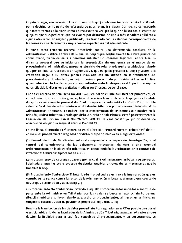 Recurso de Queja | PDF | Ley procesal | Regulación