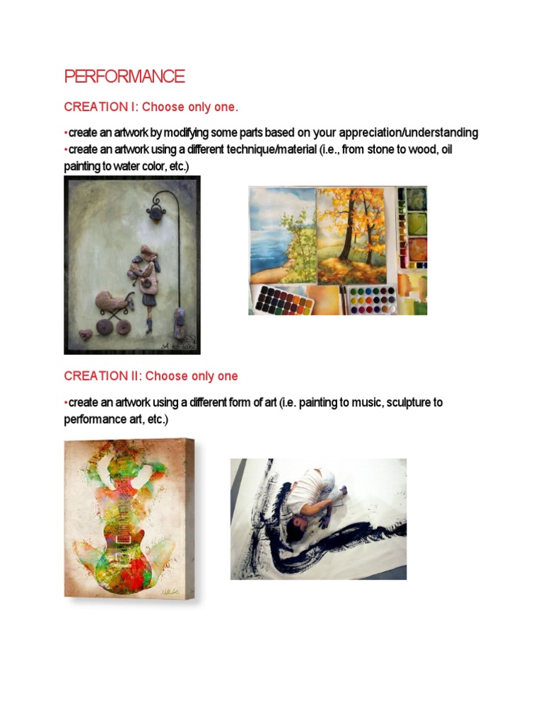 Final Art Appreciation Activity | PDF