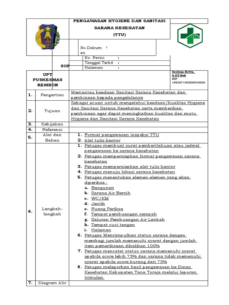 Sop Ttu Fasyankes | PDF
