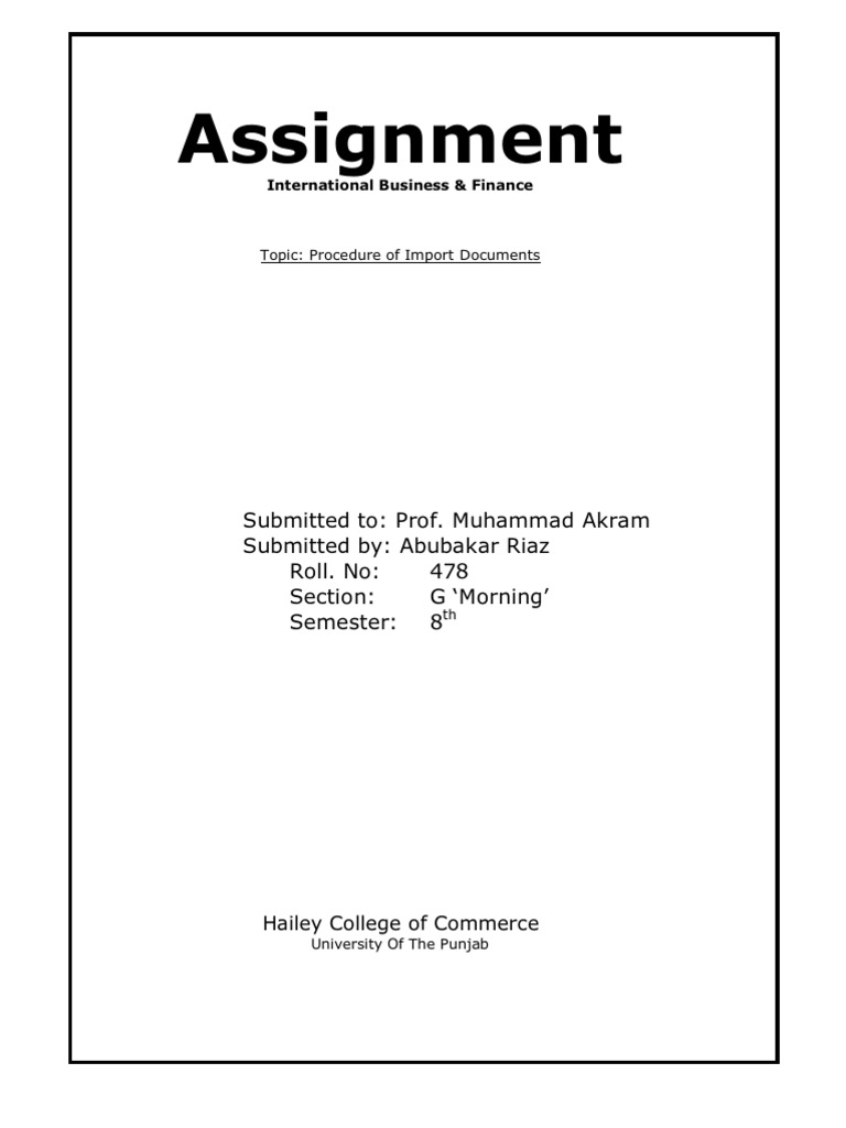 LC Import Procedure | PDF | Letter Of Credit | Global Business Organization