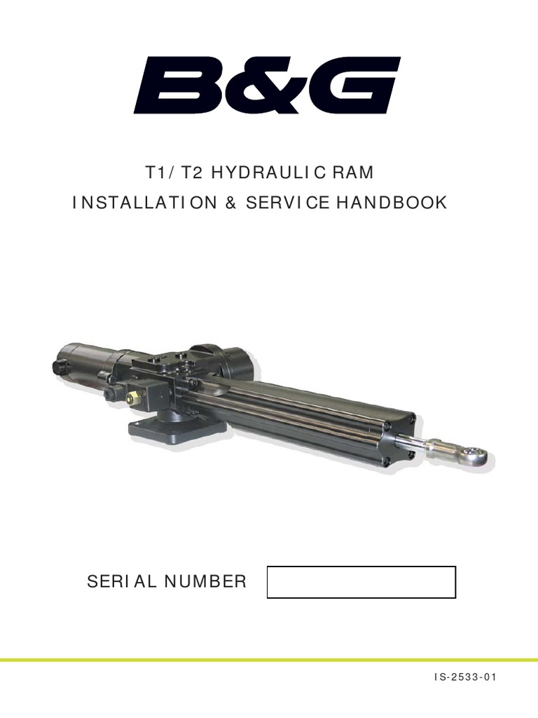 Hydraulic RAM Installation Service Handbook Is-2533 | PDF | Electric Motor | Electrical Engineering