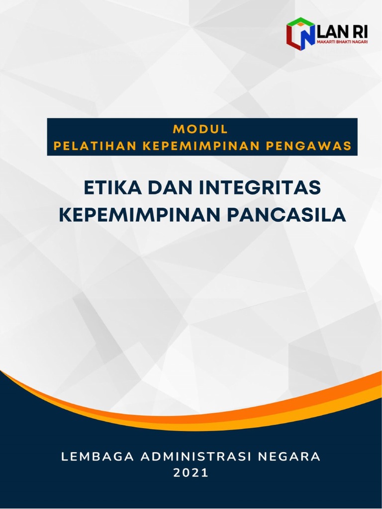 Etika Dan Integritas Kepemimpinan Pancasila (Terbaru) | PDF