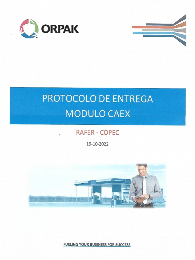 Protocolo de Entrega Modulo CAEX | PDF