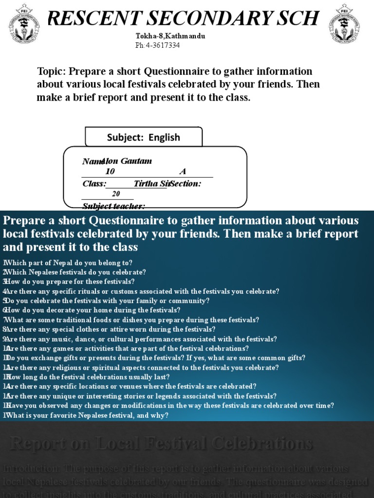 English Presentation 1 | PDF