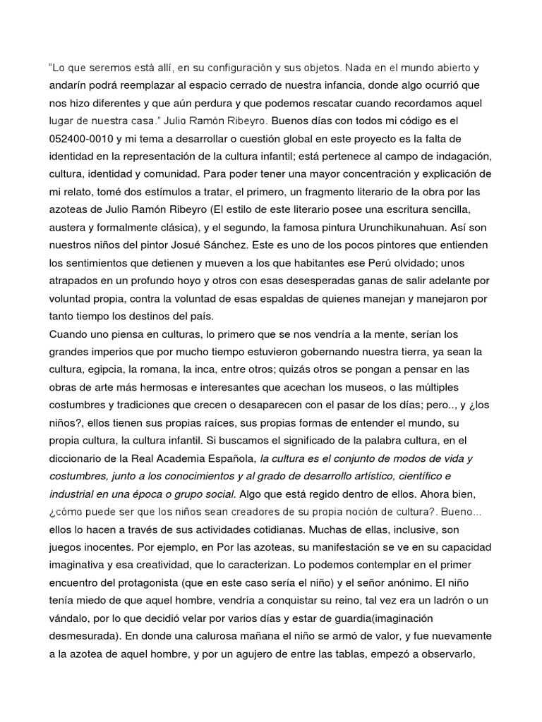 Esquema de Análisis para El Oral Individual | PDF | Pinturas | Tradiciones