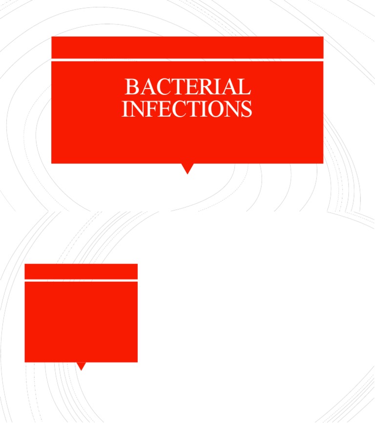 Bacterial Infections | PDF