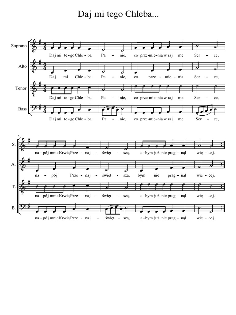 Daj Mi Tego Chleba... | PDF