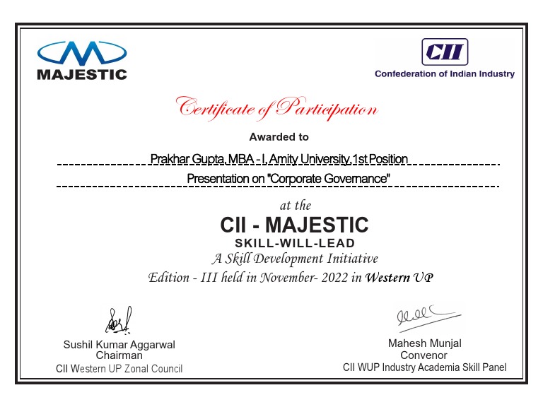 CII Prakhar Gupta | PDF