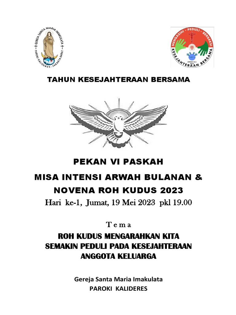 HR Ke-1 Teks Misa NRK Smi - 2023 | PDF