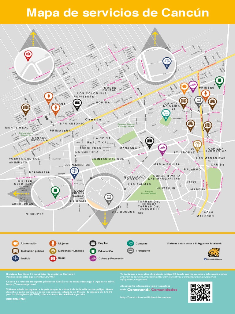 Map A Cancun | PDF