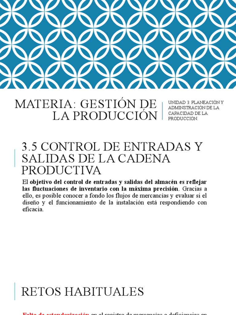 Sem 8 Gestión de La Producción | PDF