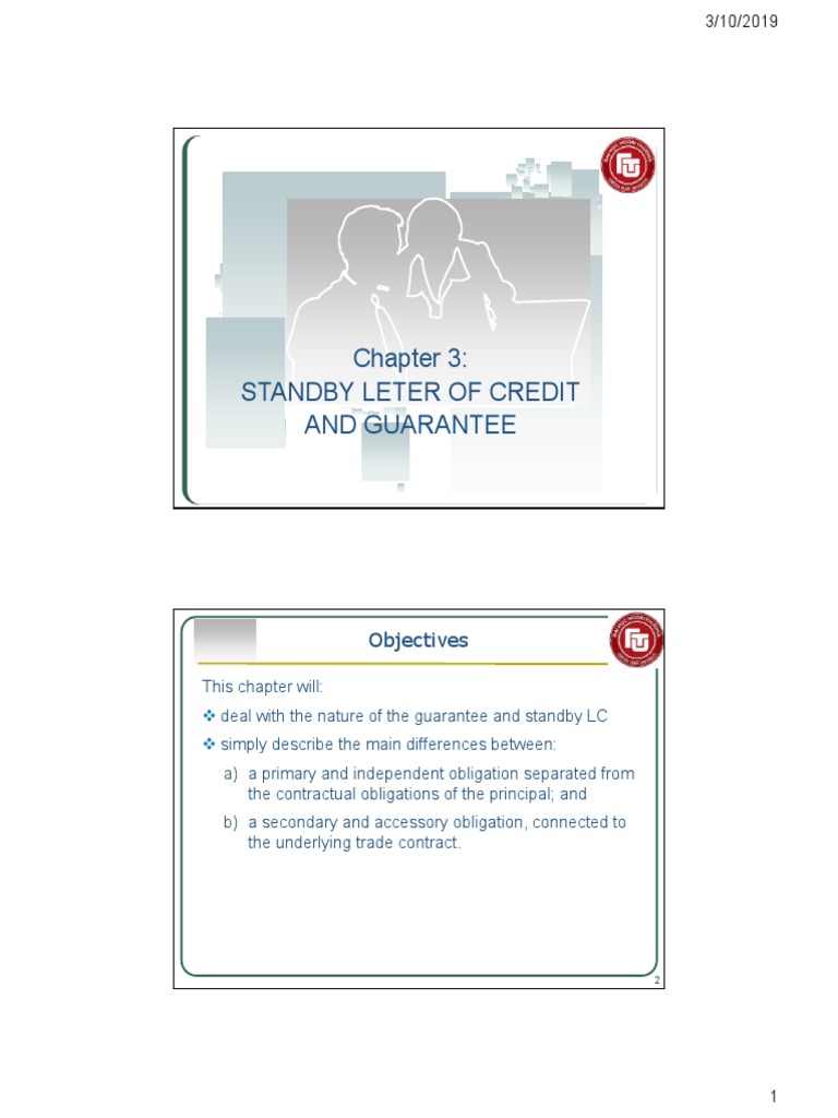 C4. Standby LC and Guarantees | PDF